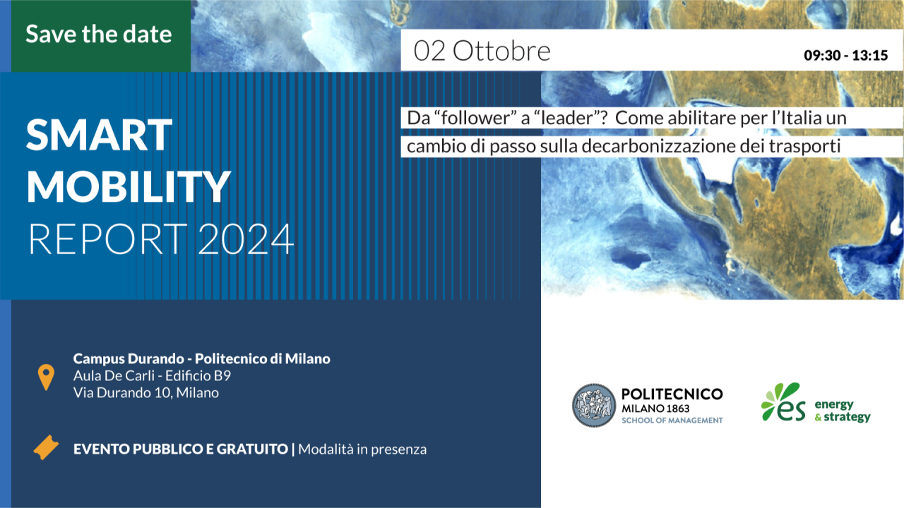 Eventi e Formazione | Eventi | Smart Mobility Report 2024